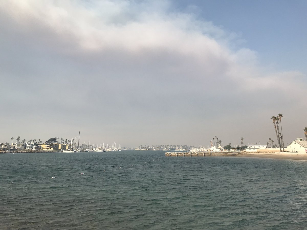 Thomas Fire smoke looms over Channel Islands Harbor | The Log