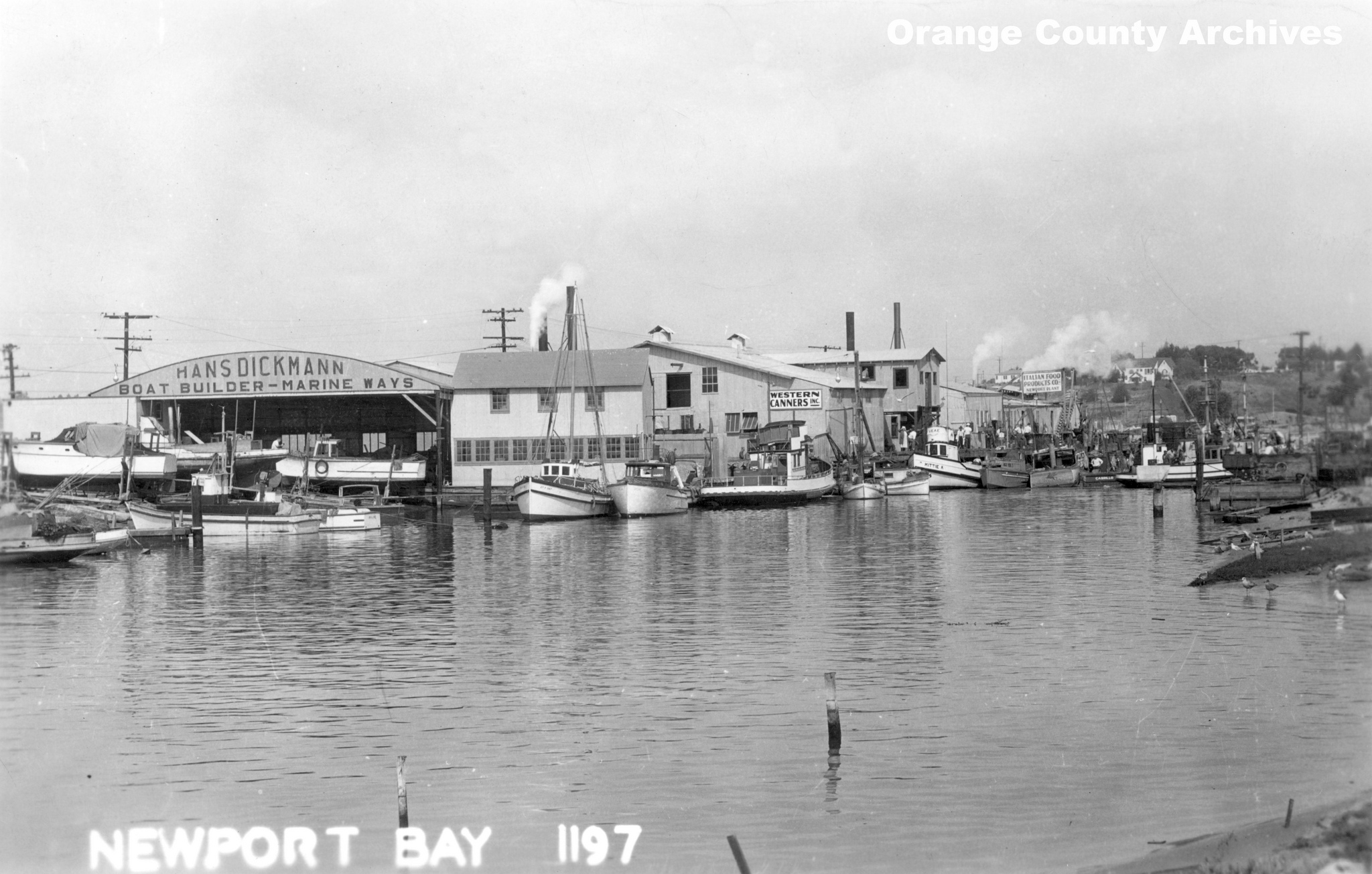 The Old Hans Dickmann Boatyard, 1947 | The Log